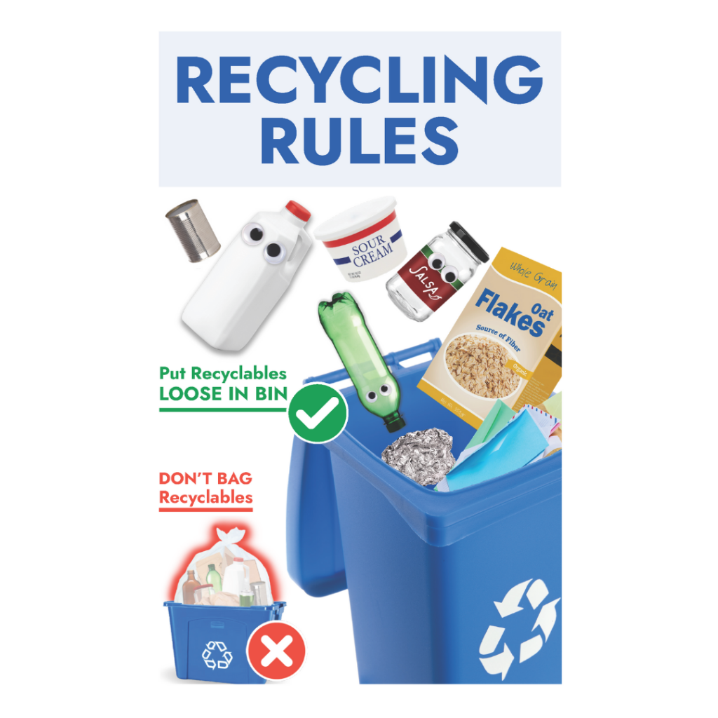 Recycling Instruction Brochure – Order Supplies – Schools